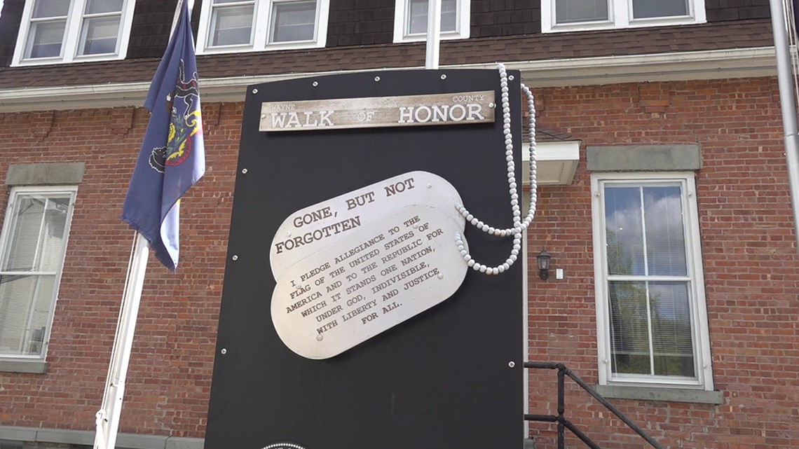 Honesdale Walk of Honor memorial | wnep.com