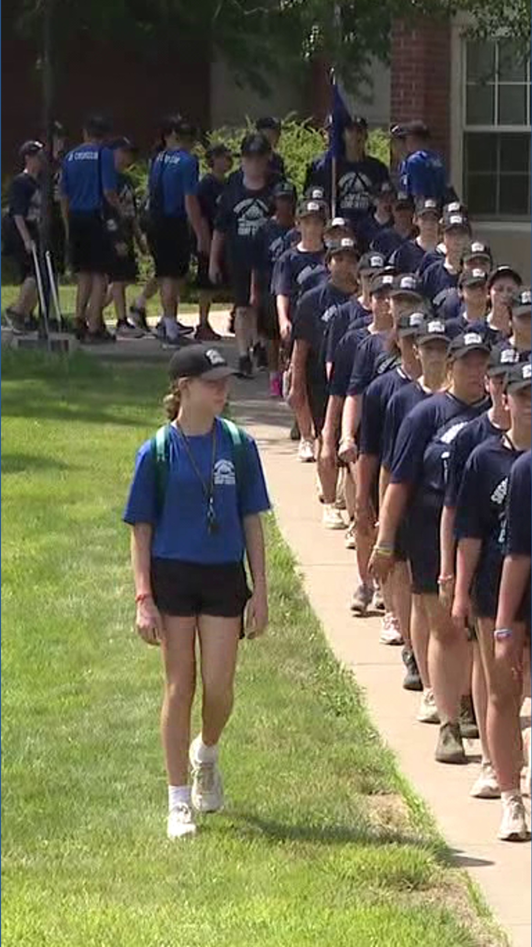 Kids learn law enforcement basics at Camp Cadet | wnep.com