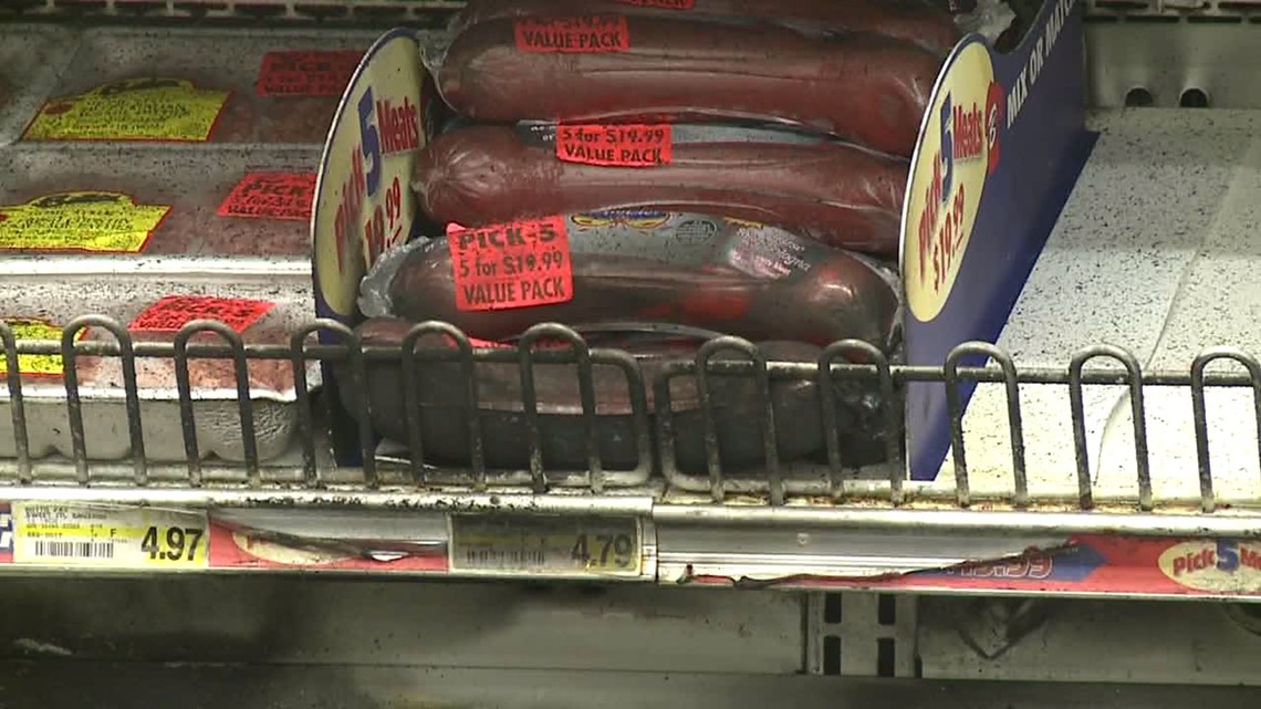 Lighting Fixture Causes Fire in Grocery Store Meat Case | wnep.com