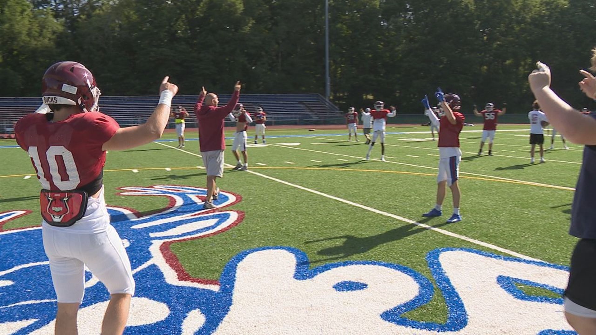 Dallas And Dunmore Hold Their Saturday Football Scrimmage | wnep.com