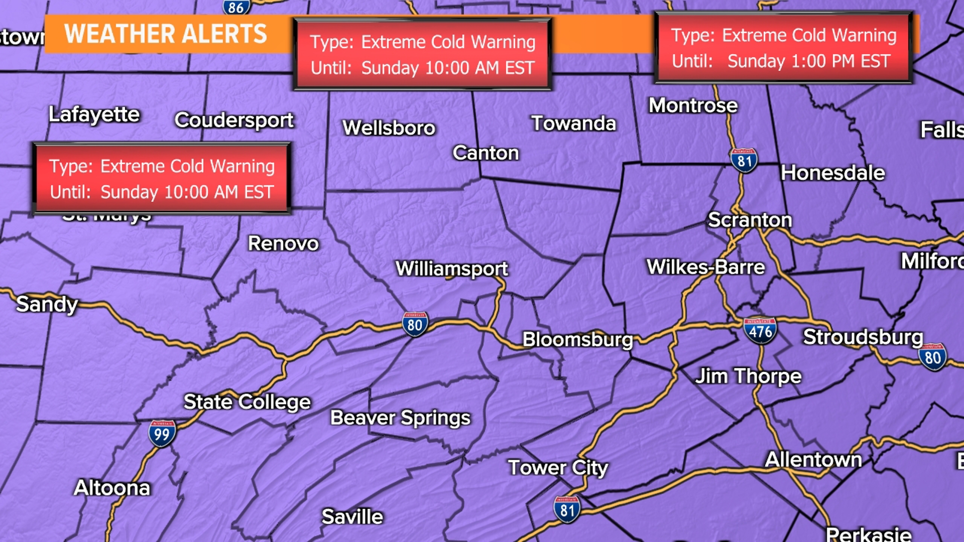 Coldest air of the season has arrived | Weather Impact | wnep.com