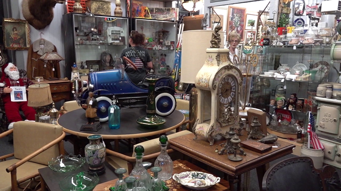 The second annual Pittston Antique Fair sees many treasures up for sale ...