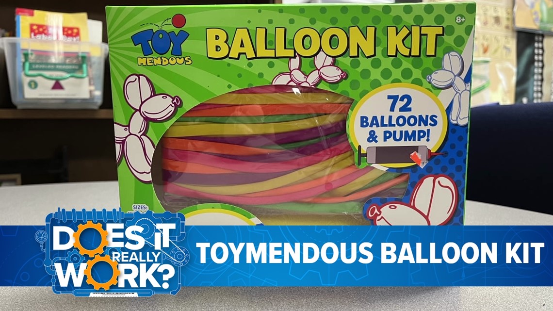 The Toymendous Balloon Kit tested on WNEP's Does It Really Work | wnep.com