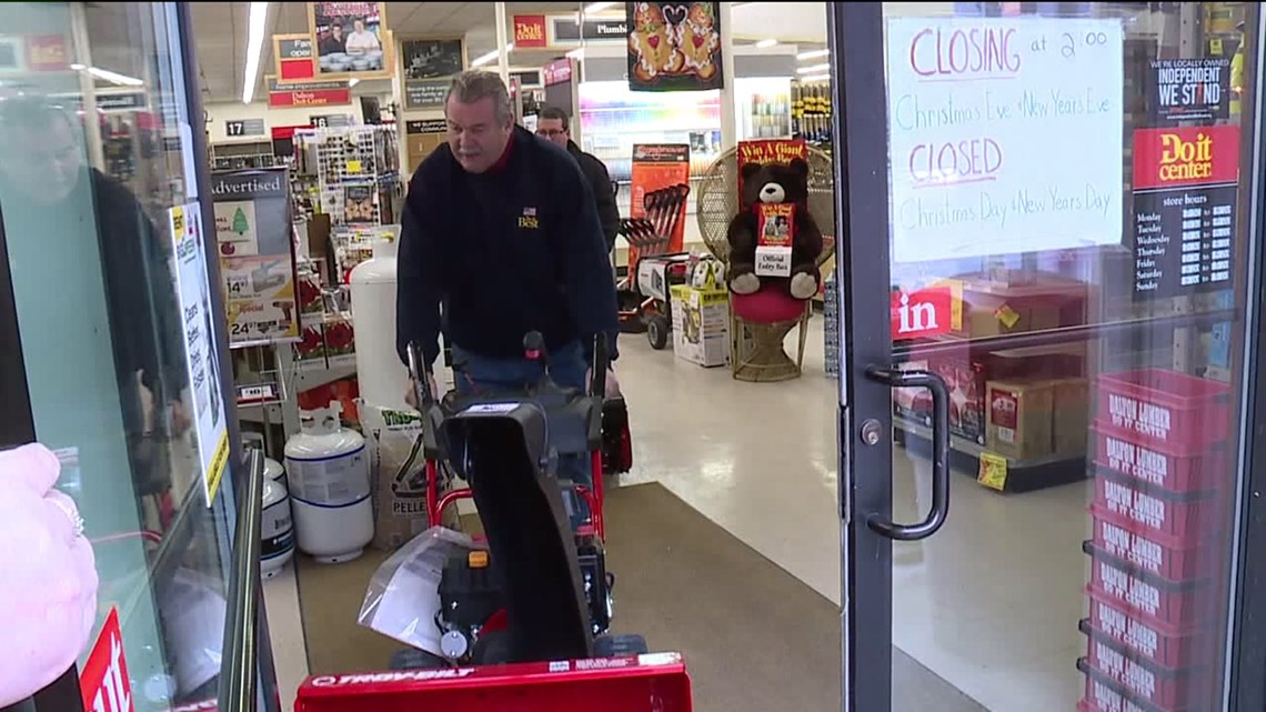 Snow Thrower Contest Winners Get Their Special Deliveries | wnep.com