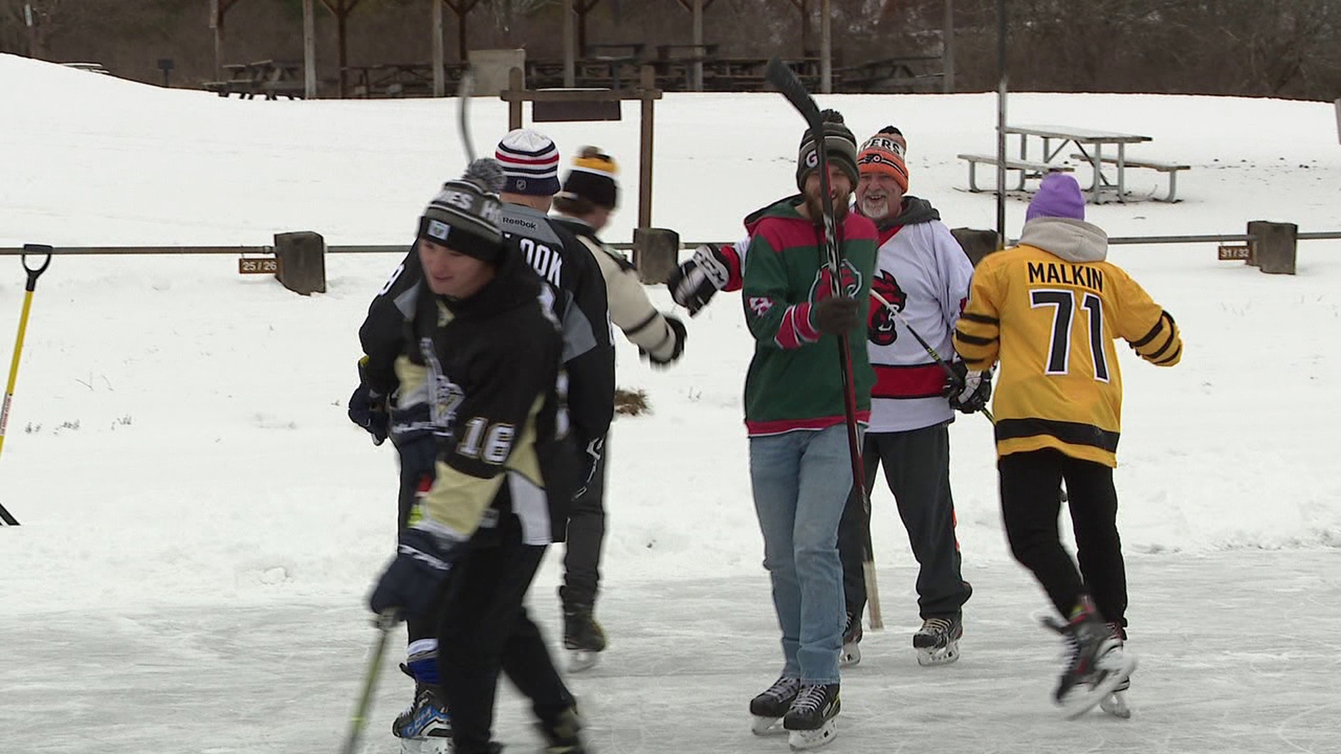 Enjoying the chill at Frances Slocum State Park | wnep.com
