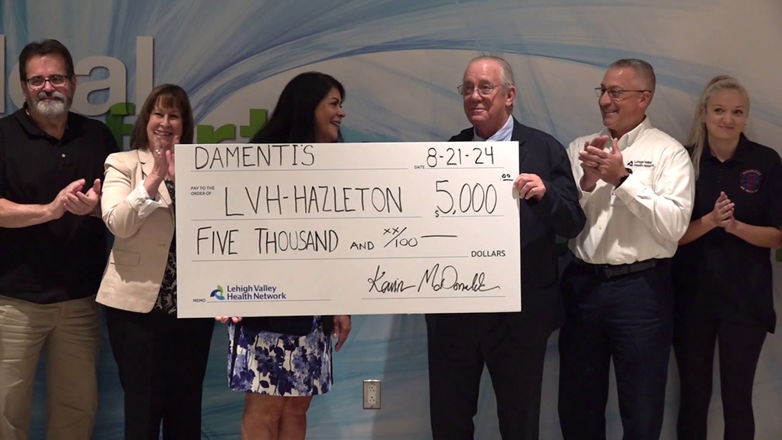 Hazleton man donates to hospital after heart attack | fox43.com