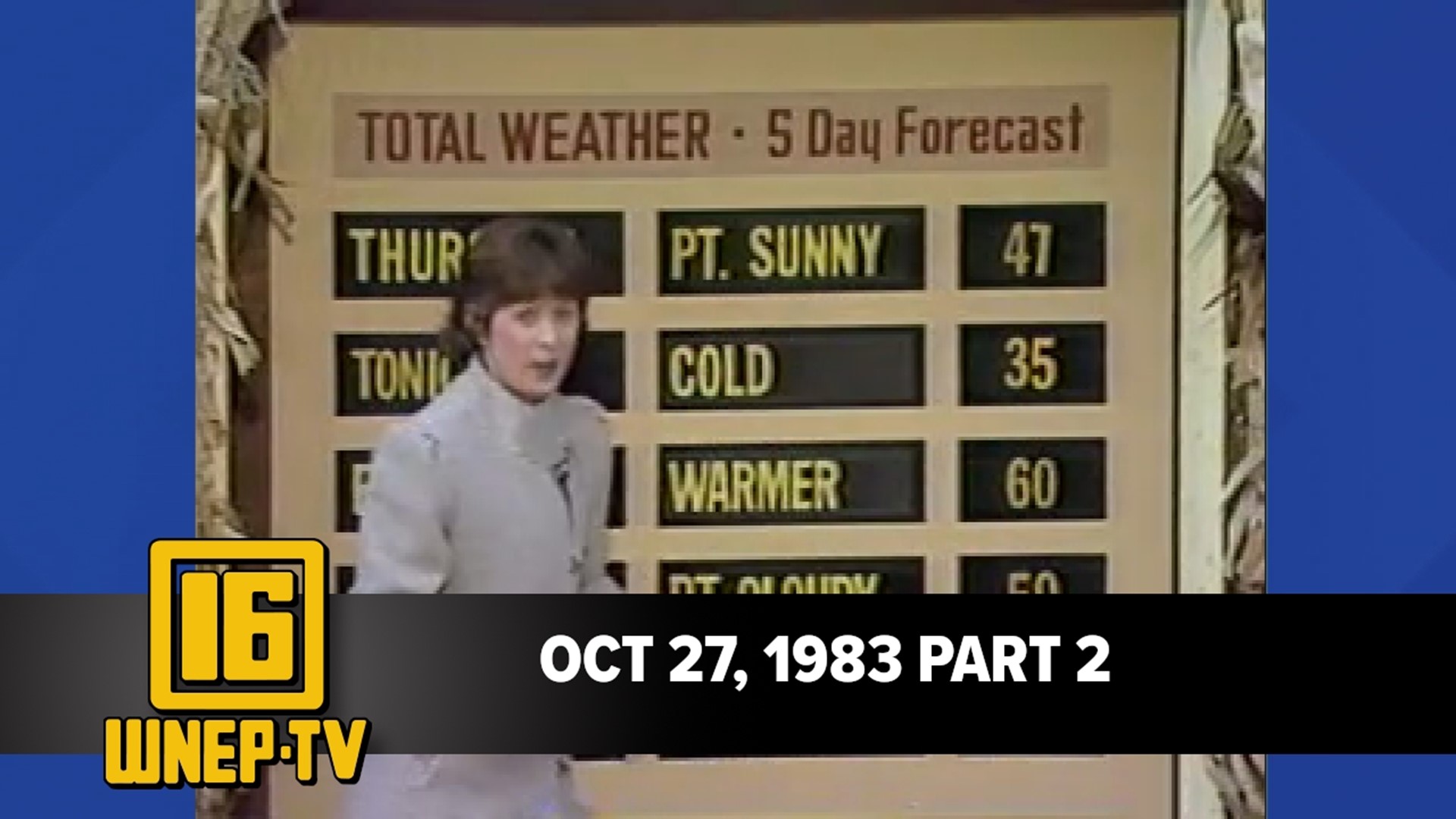 Newswatch 16 for October 27, 1983 Part 2 | From the WNEP Archives ...