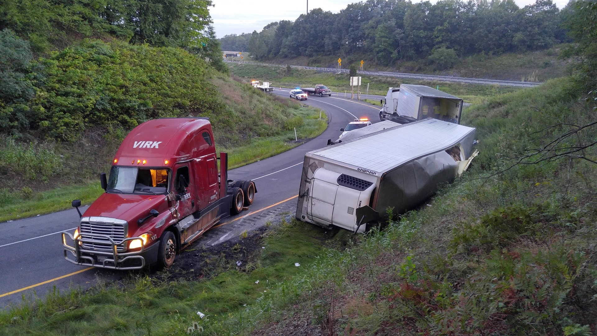 Big Rig Crash Closes Off-Ramp in Monroe County | wnep.com