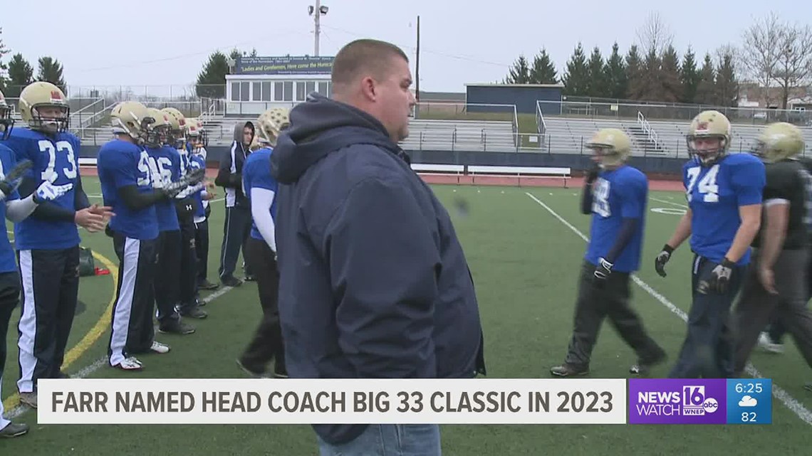 PSFCA Names Mike Farr As The 2023 PA Football Team Big 33 Head Coach ...