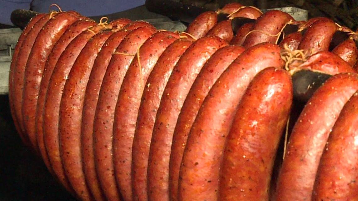 Oprisko's prepares 10,000 pounds of kielbasa for Easter in Simpson Area ...