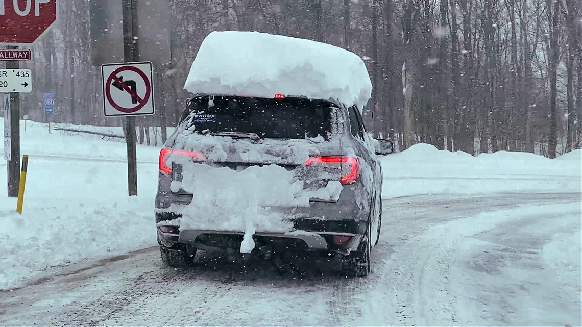 Is it illegal to have snow and ice on your vehicle? | wnep.com