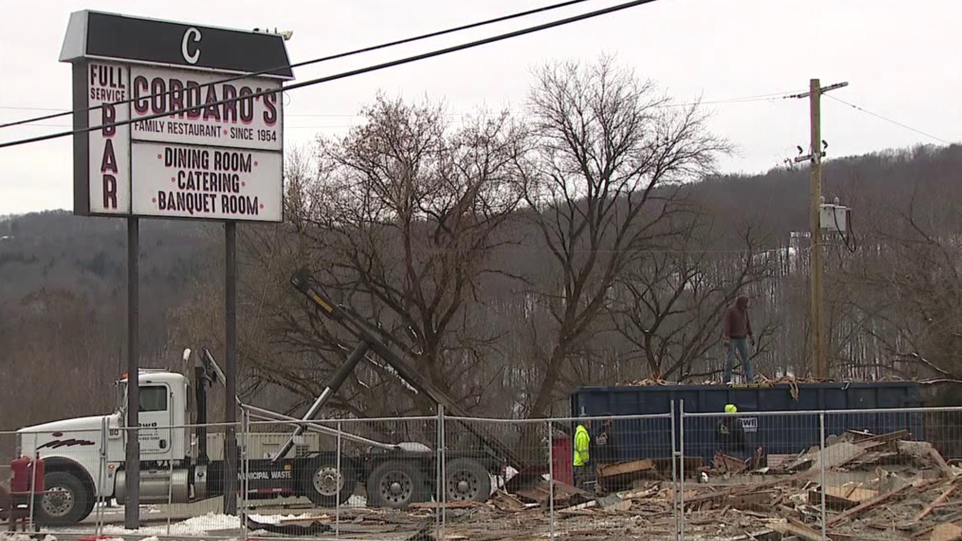 Cordaro's Restaurant demolished in Wayne Co. | wnep.com