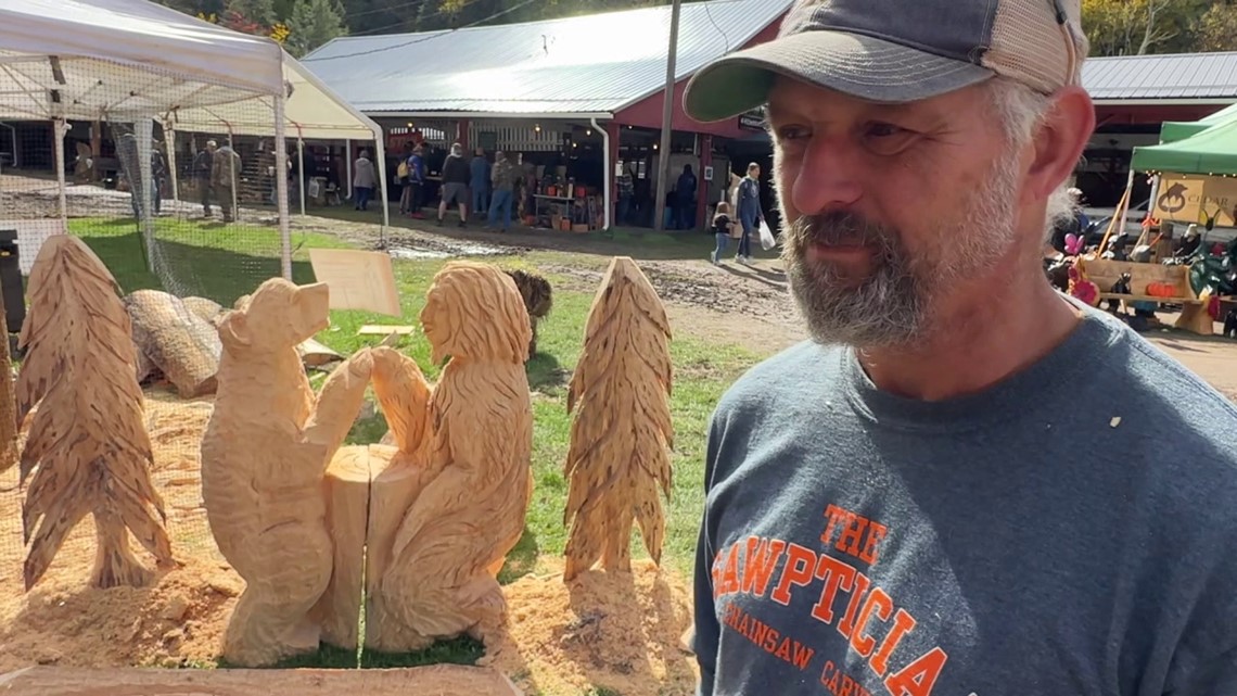 Lumberjack chainsaw competitions | Check it Out with Chelsea | wnep.com