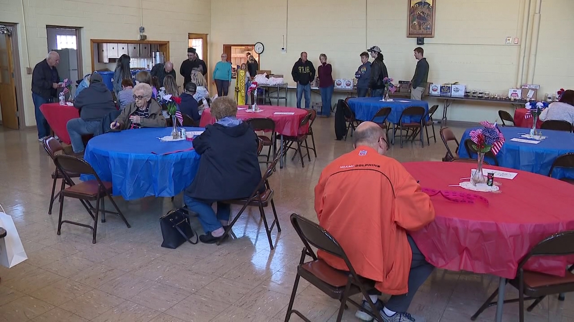 Church honors veterans with pasta dinner | wnep.com