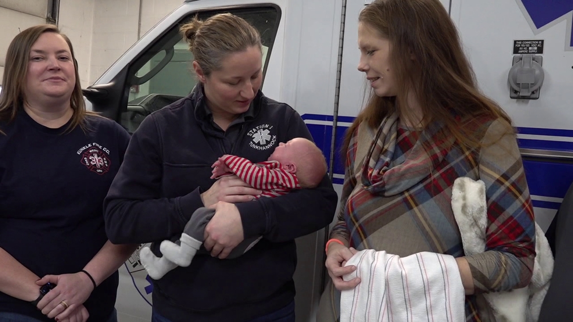Wyoming County EMTs deliver a baby inside an ambulance | wnep.com
