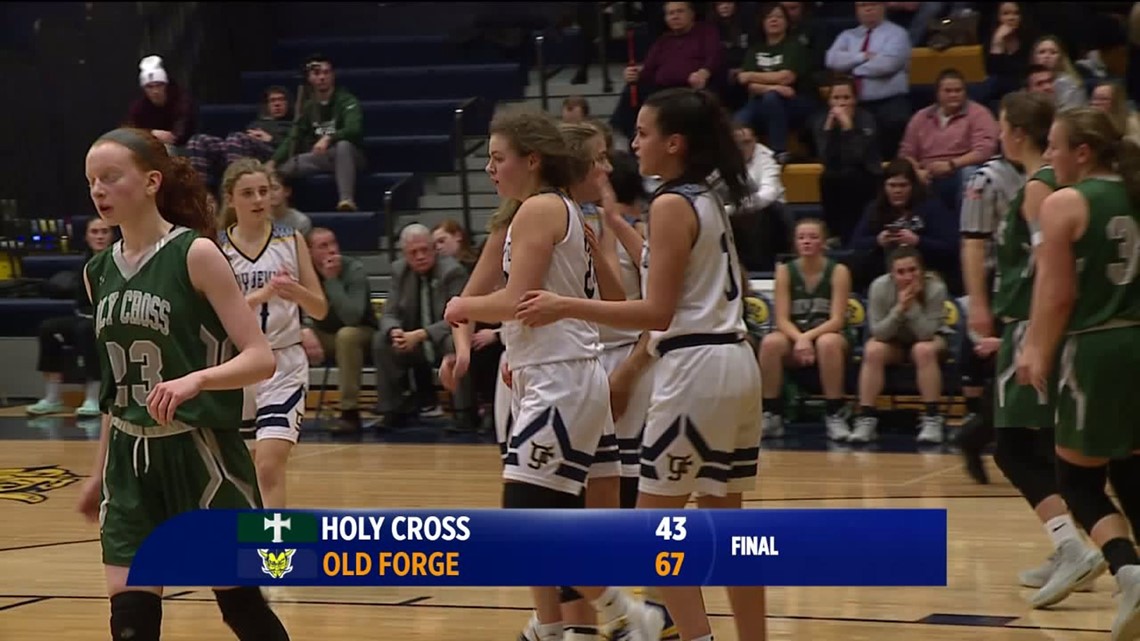 Cuillo Leads Old Forge Girls to 67-43 Win Over Holy Cross | wnep.com
