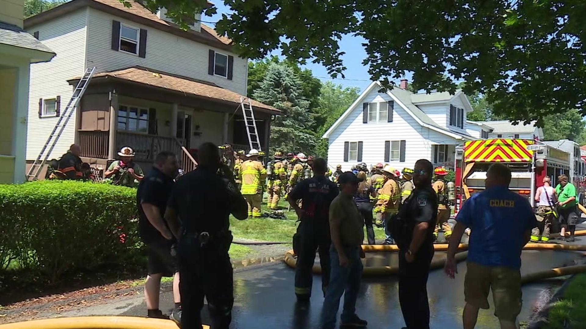 Crews called to house fire in Lackawanna County | wnep.com