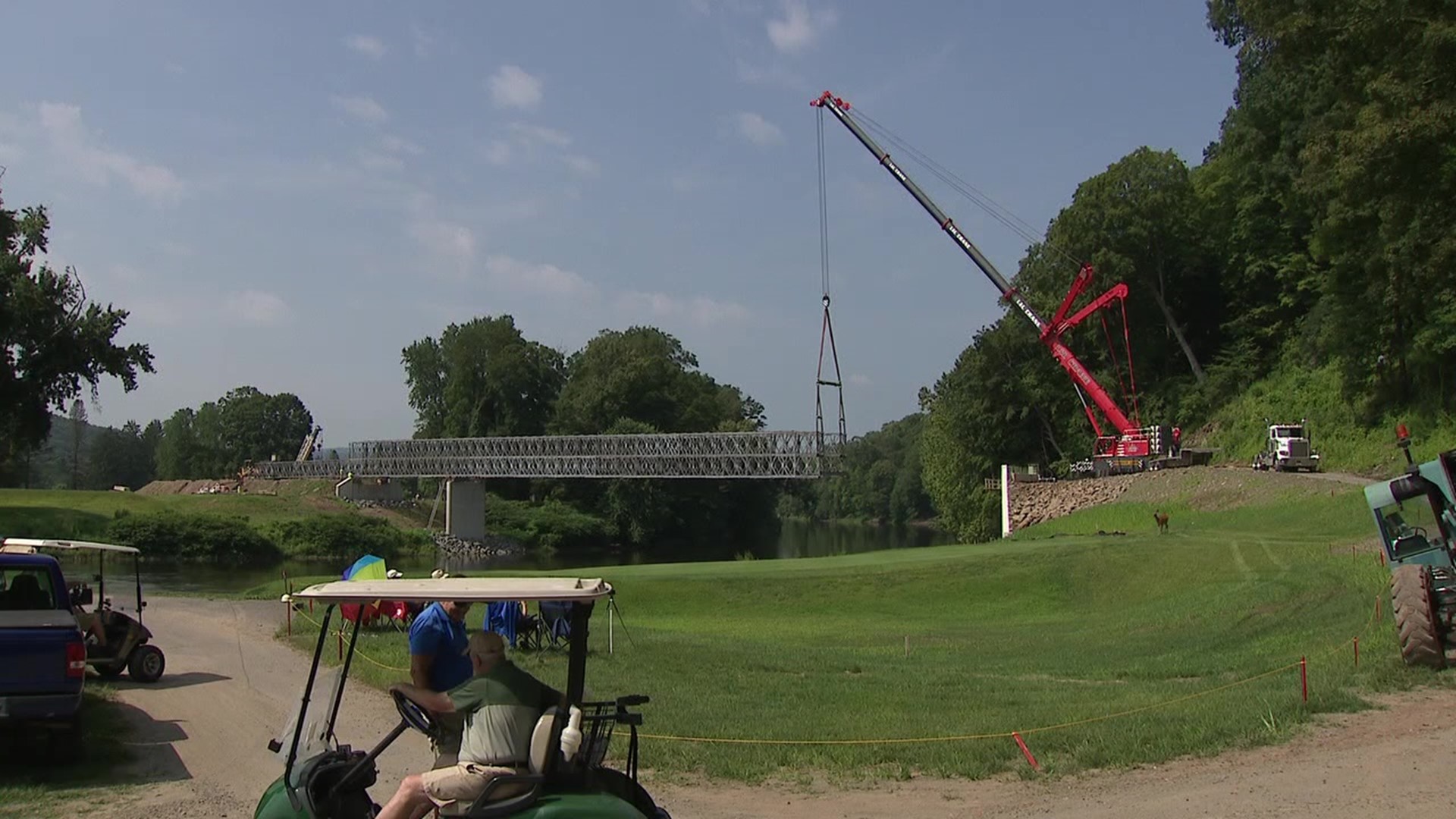 New permanent bridge at Shawnee Inn and Golf Resort put in place | wnep.com