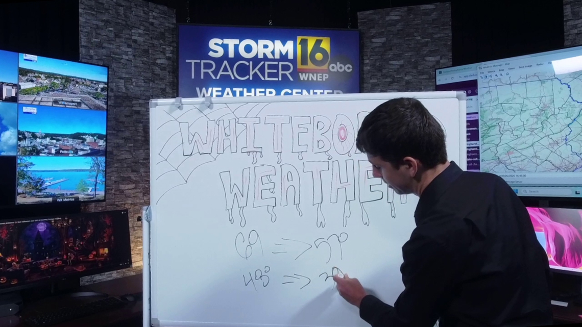 Whiteboard Weather | Spooky Sneak Peek into October | wnep.com