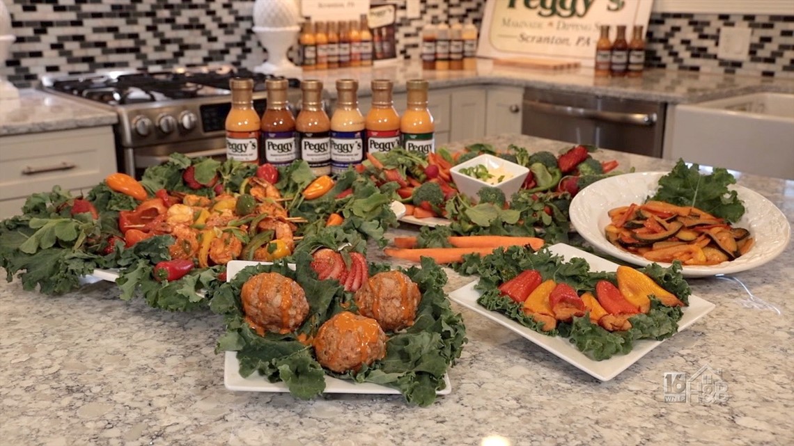 Buffalo Cauliflower Shooters & Buffalo Chicken Meatballs With Peggy's ...