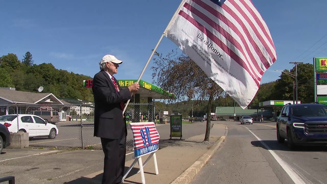 Man holds Flag of Honor to remember the lives lost on 9/11 | wnep.com