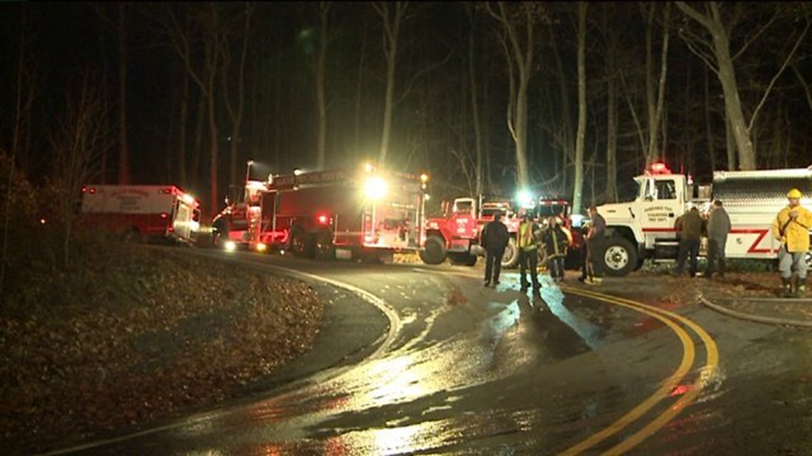 Fire Crews Battle Brush Fire in Luzerne County | wnep.com