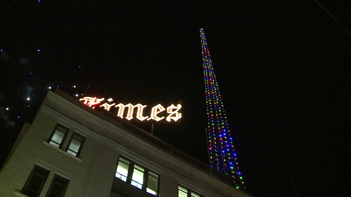 History of lighting the radio tower atop Scranton Times building | wnep.com