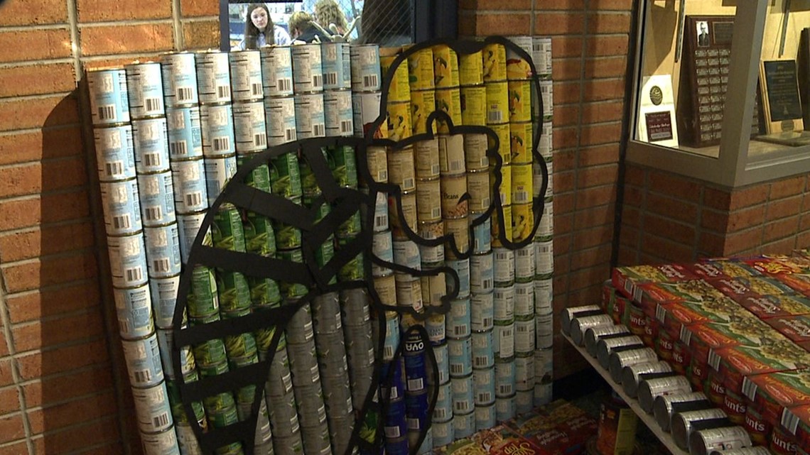 Check Out These Sculptures Students Made out of Canned Goods | wnep.com