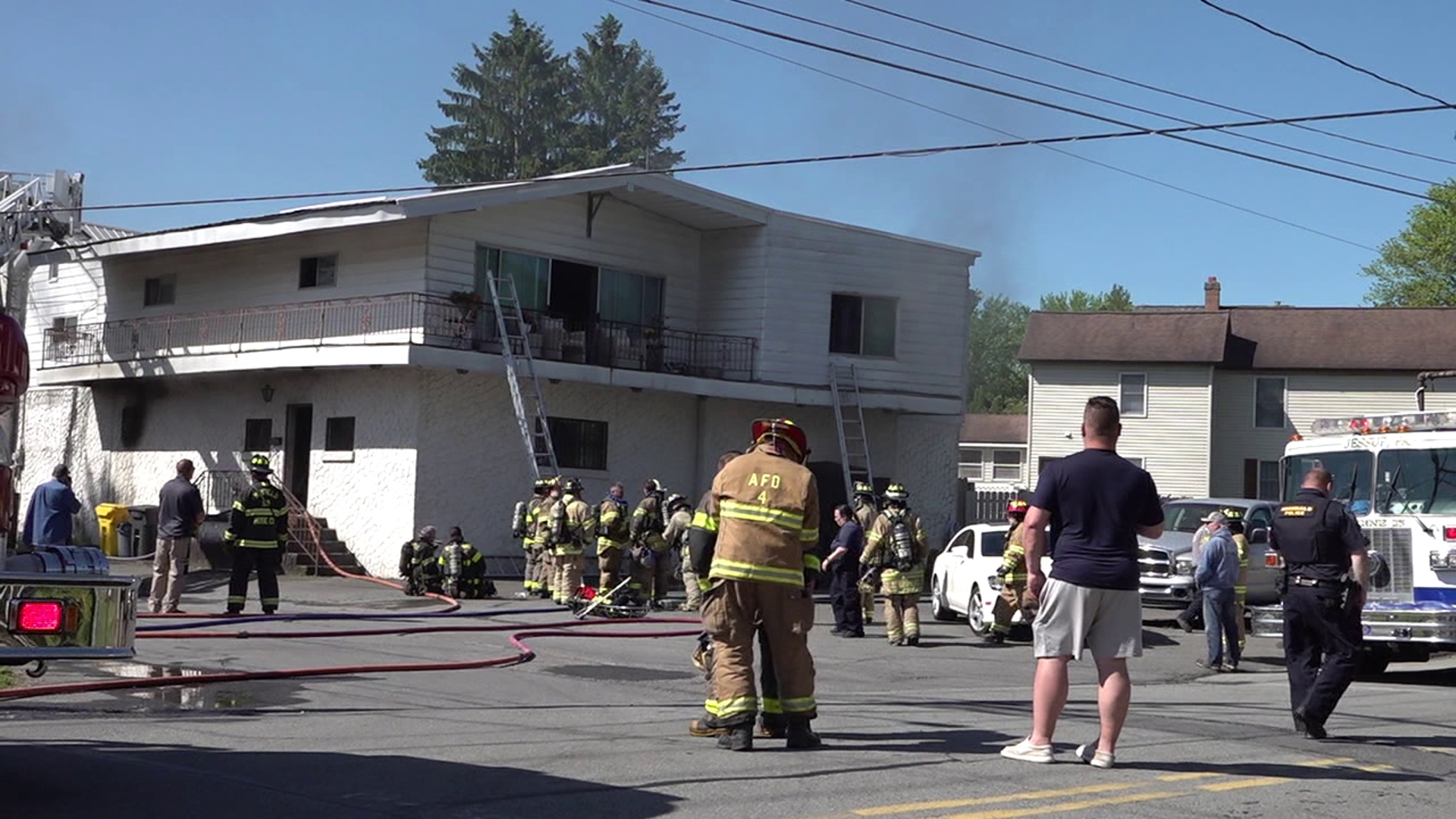 Former restaurant catches fire in Archbald | wnep.com