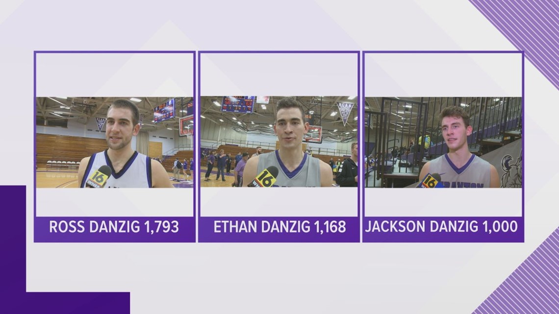 Jackson Danzig Joins Older Brothers Ross And Ethan As 1,000 Point ...