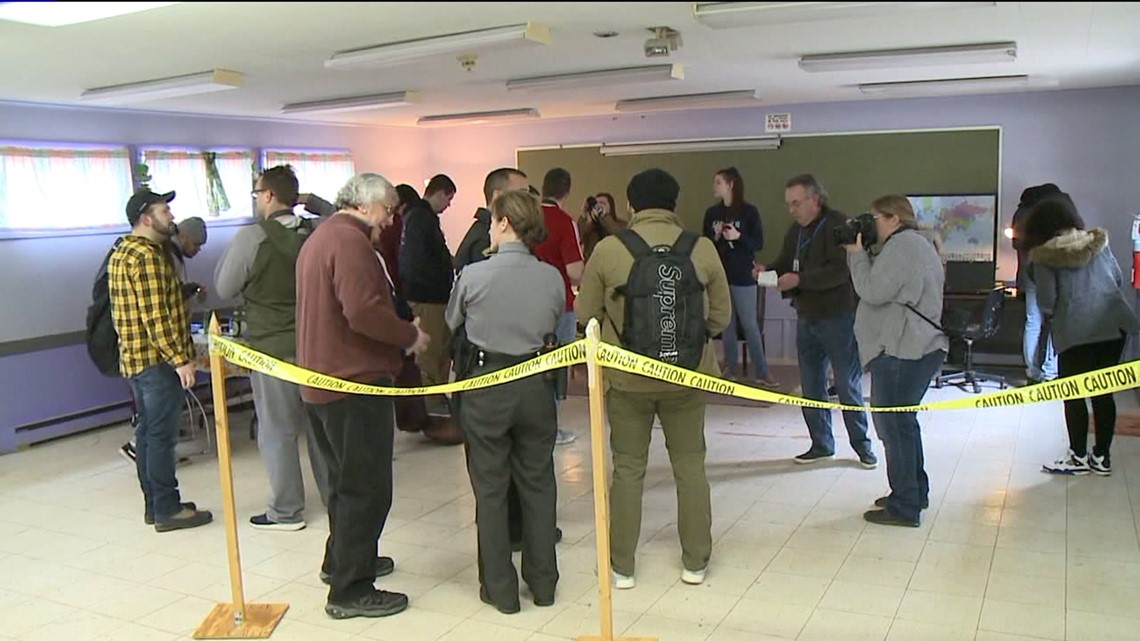 Fake Crime Scene Provides Real Experience for Students | wnep.com