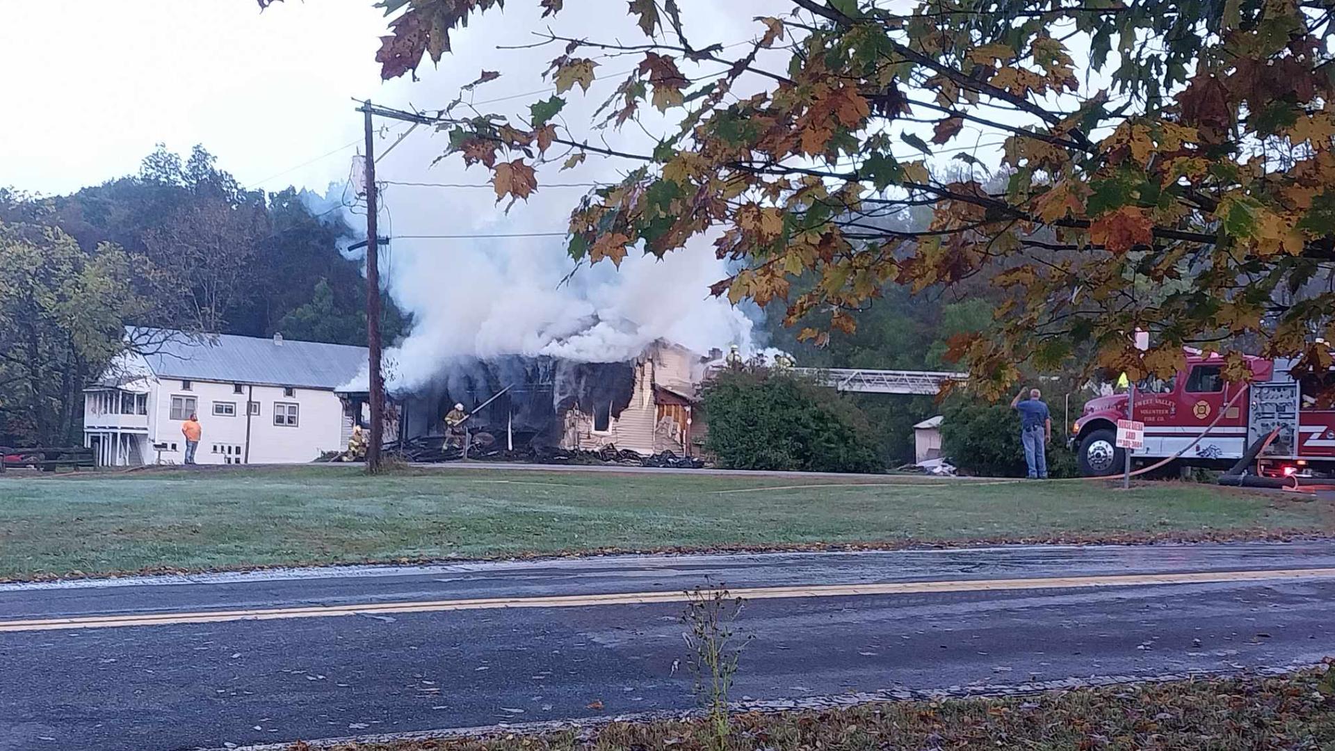 Crews battle early morning blaze in Luzerne County | wnep.com