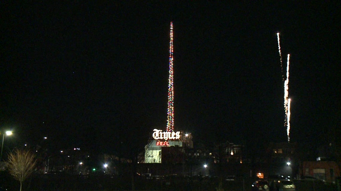 Lighting of the radio tower in Scranton 2022 | wnep.com