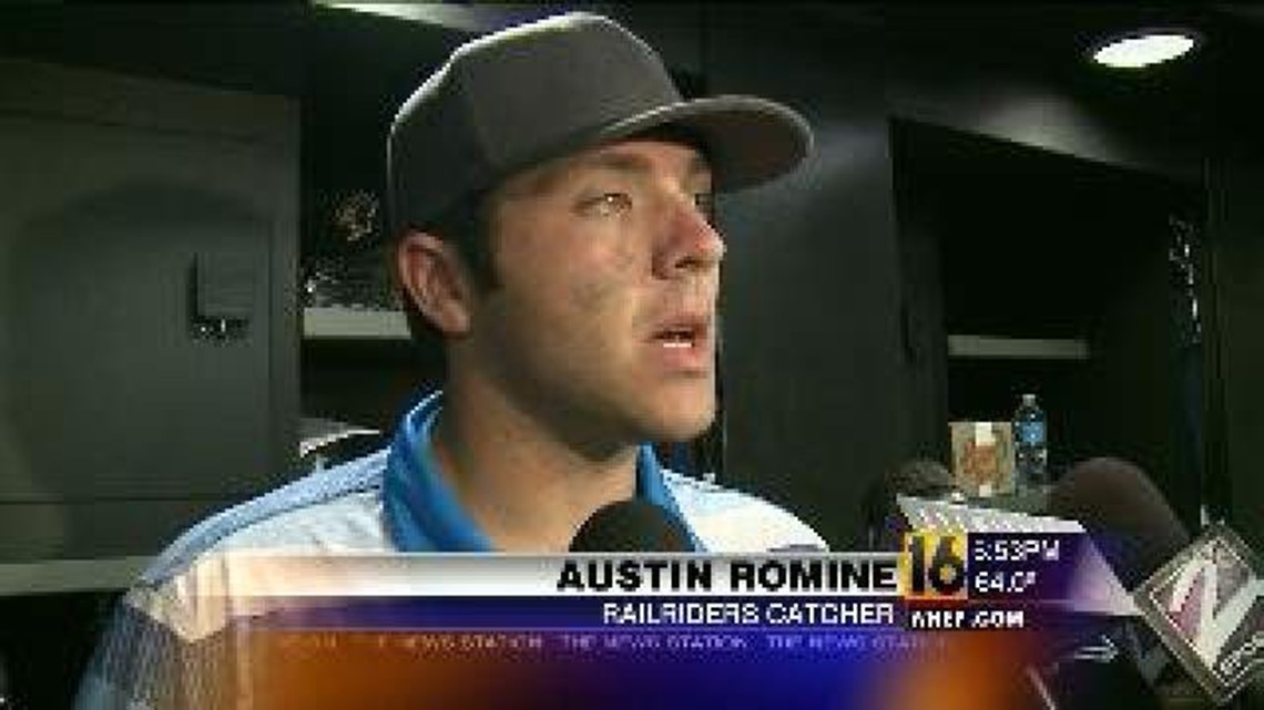 Romine Talks RailRiders Baseball | wnep.com