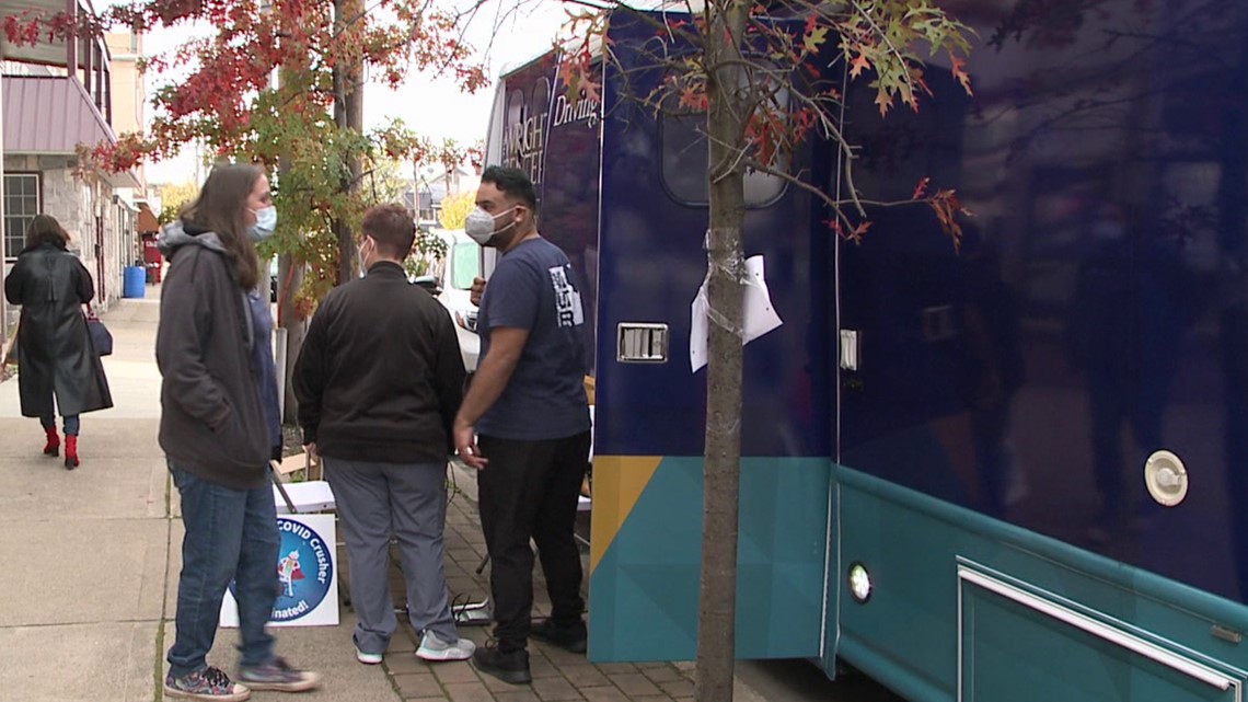 Boosters, flu shots given at Scranton Farmer's Market | wnep.com