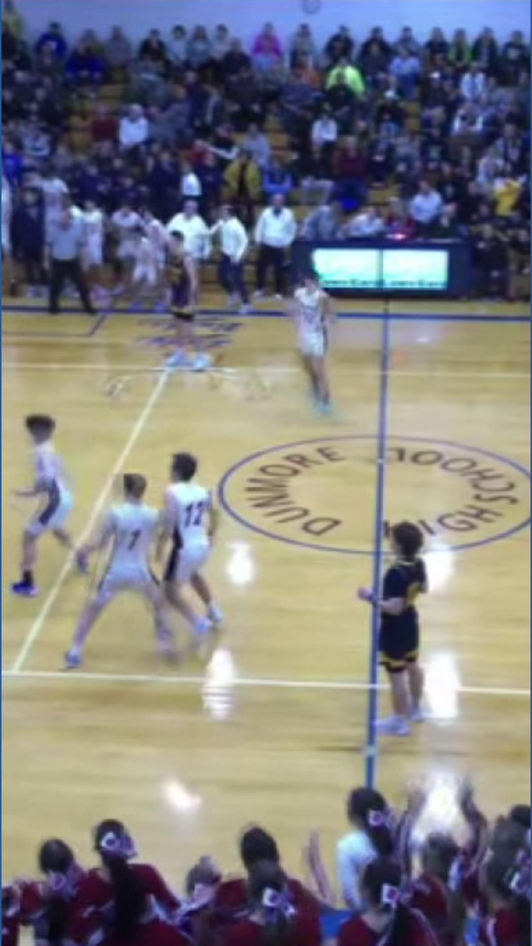 Dunmore senior sinks stunning half-court shot in buzzer-beater victory ...