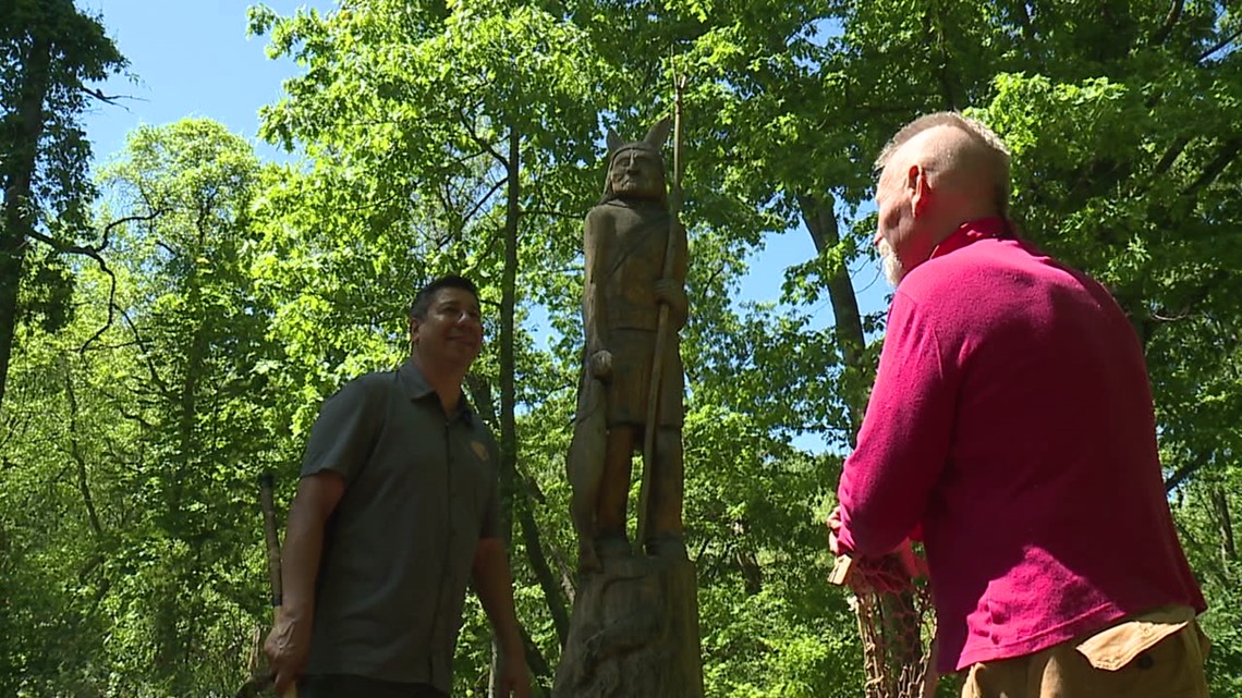Walking in the footsteps of history with a member of the Oneida tribe ...