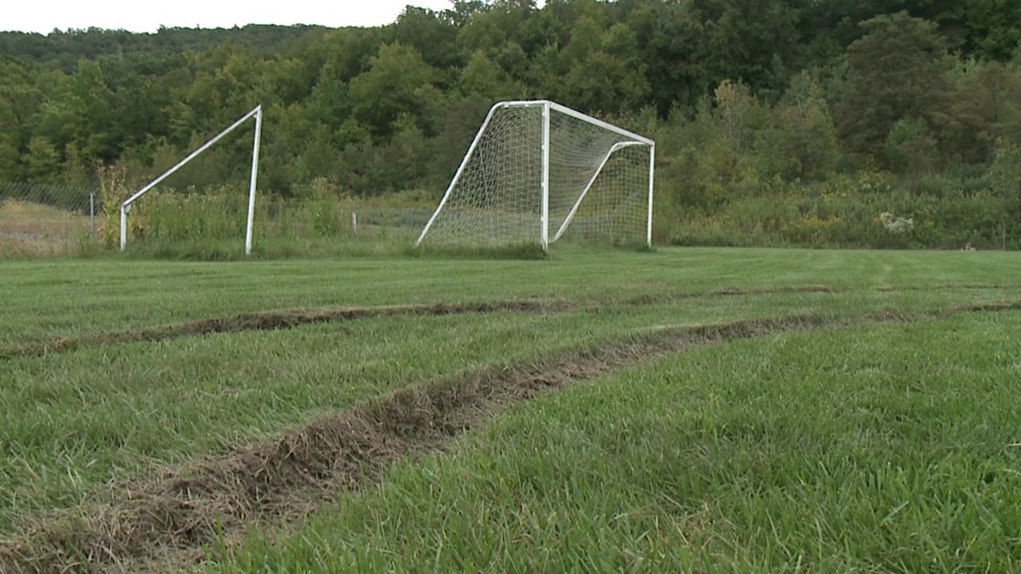 Youth soccer field ripped up by vandals in Luzerne County | wnep.com