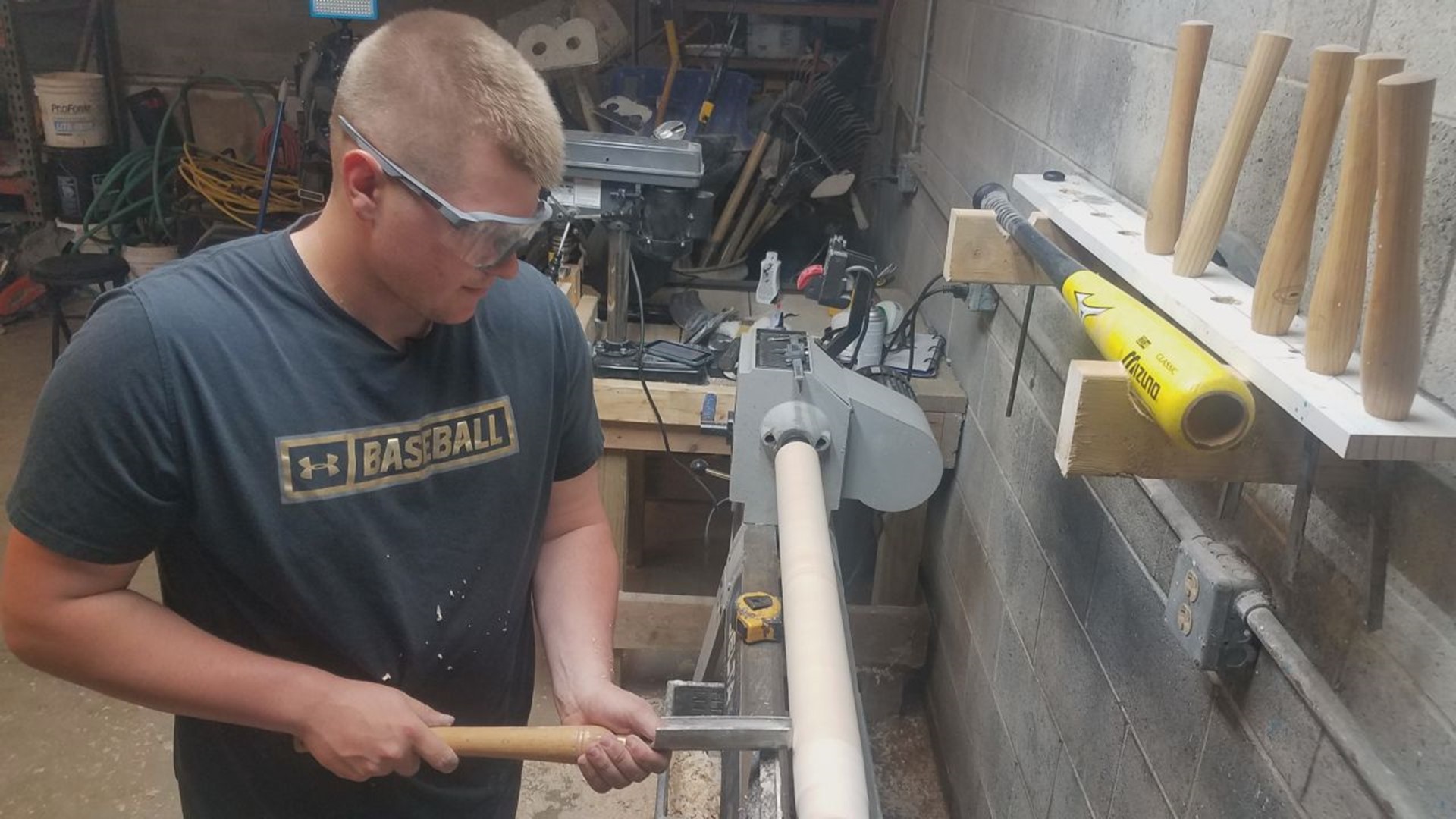 Stone Wormuth Starts Stone Bat Company During Pandemic | wnep.com