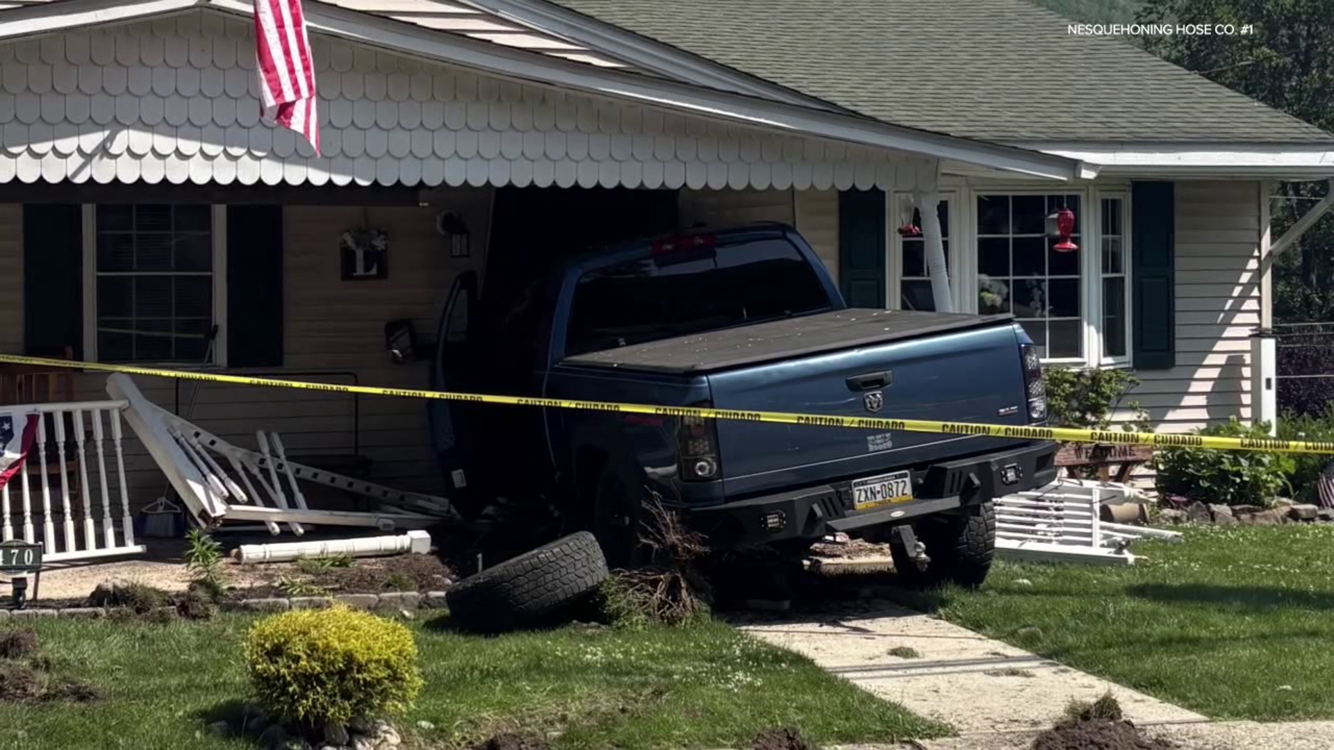 Truck crashes into home in Nesquehoning | wnep.com