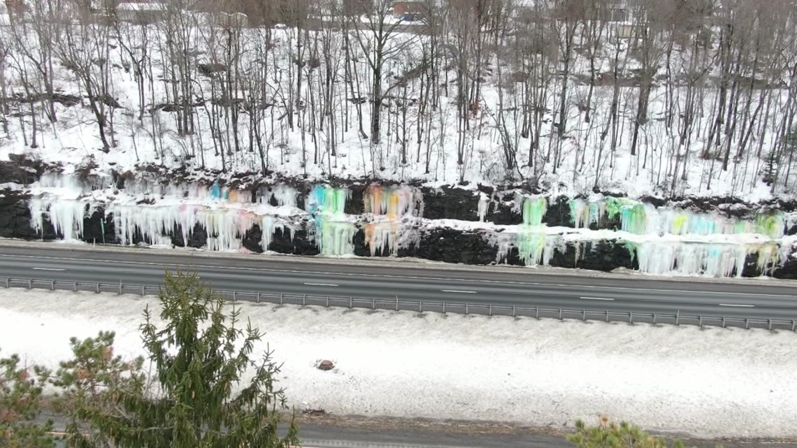 Interstate Art: Meet the man behind the colorful ice on I-81 | wnep.com