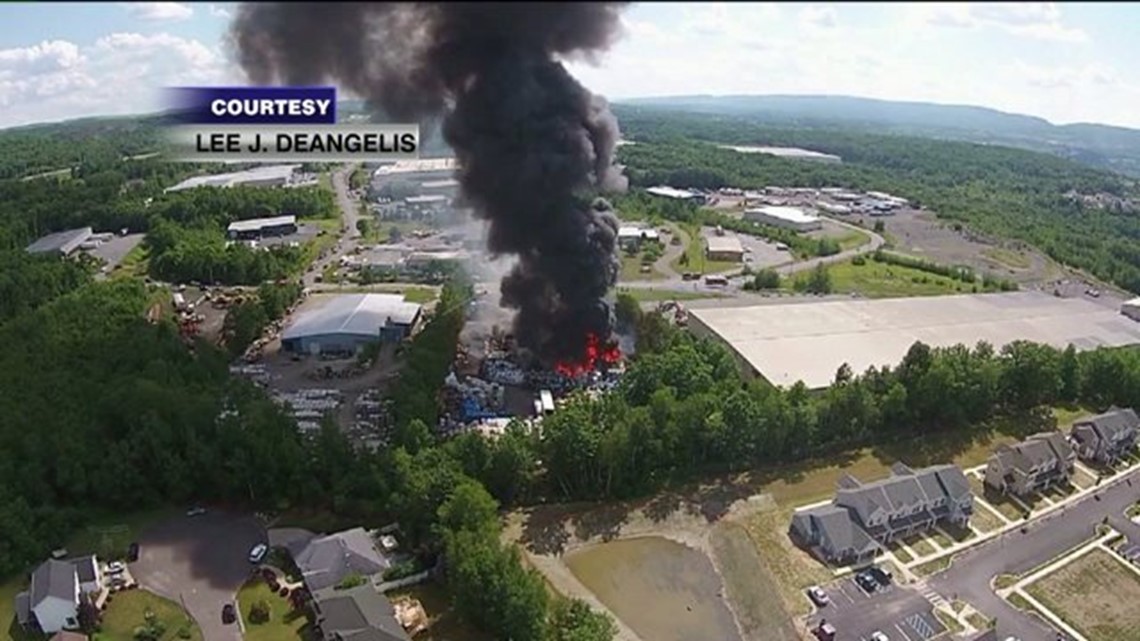 Huge Smoky Fire Hits Business In Lackawanna County | wnep.com
