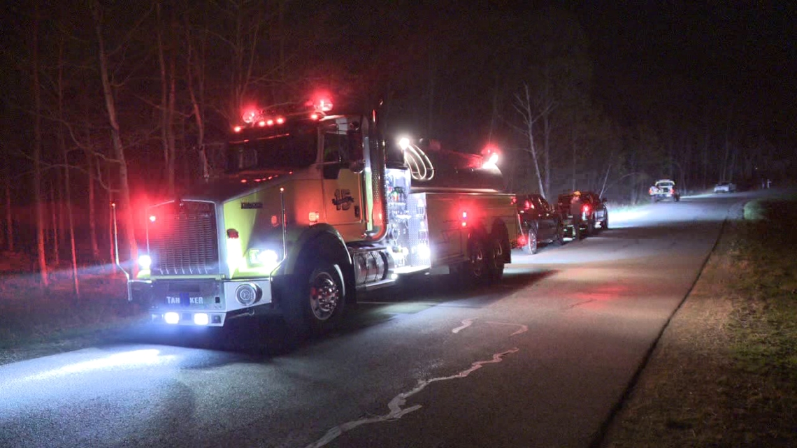 Crews knock down late night brush fire in Roaring Brook Township | wnep.com