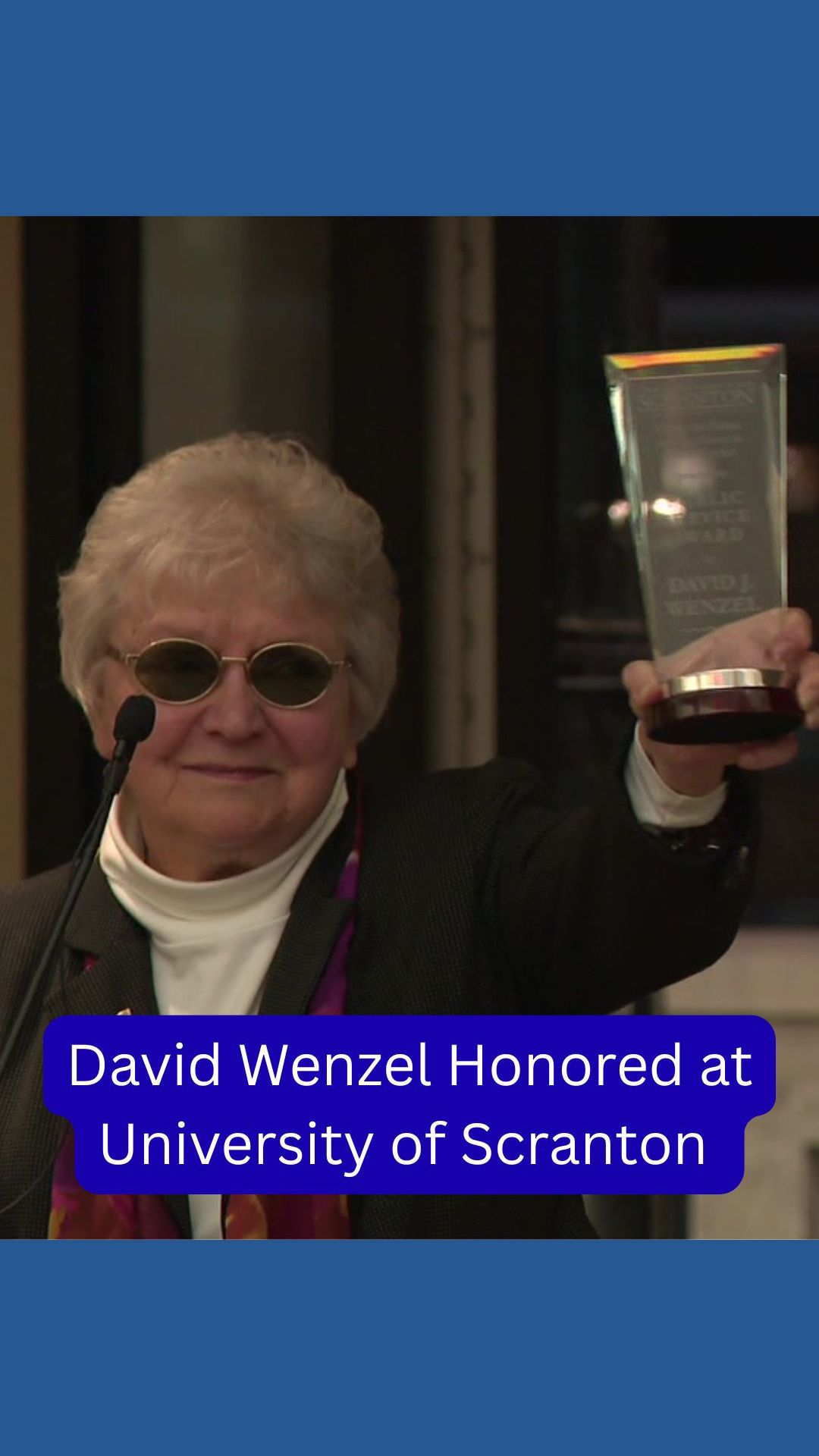 David Wenzel Honored at University of Scranton | wnep.com