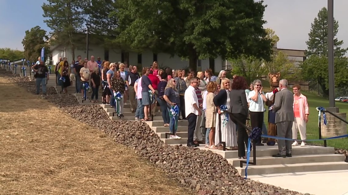 Famous stairs at LCCC get makeover | wnep.com