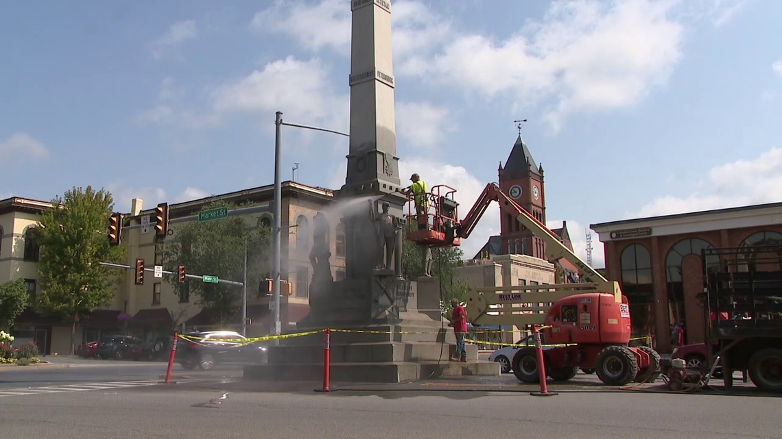 116-year-old Columbia County monument gets a facelift | wnep.com