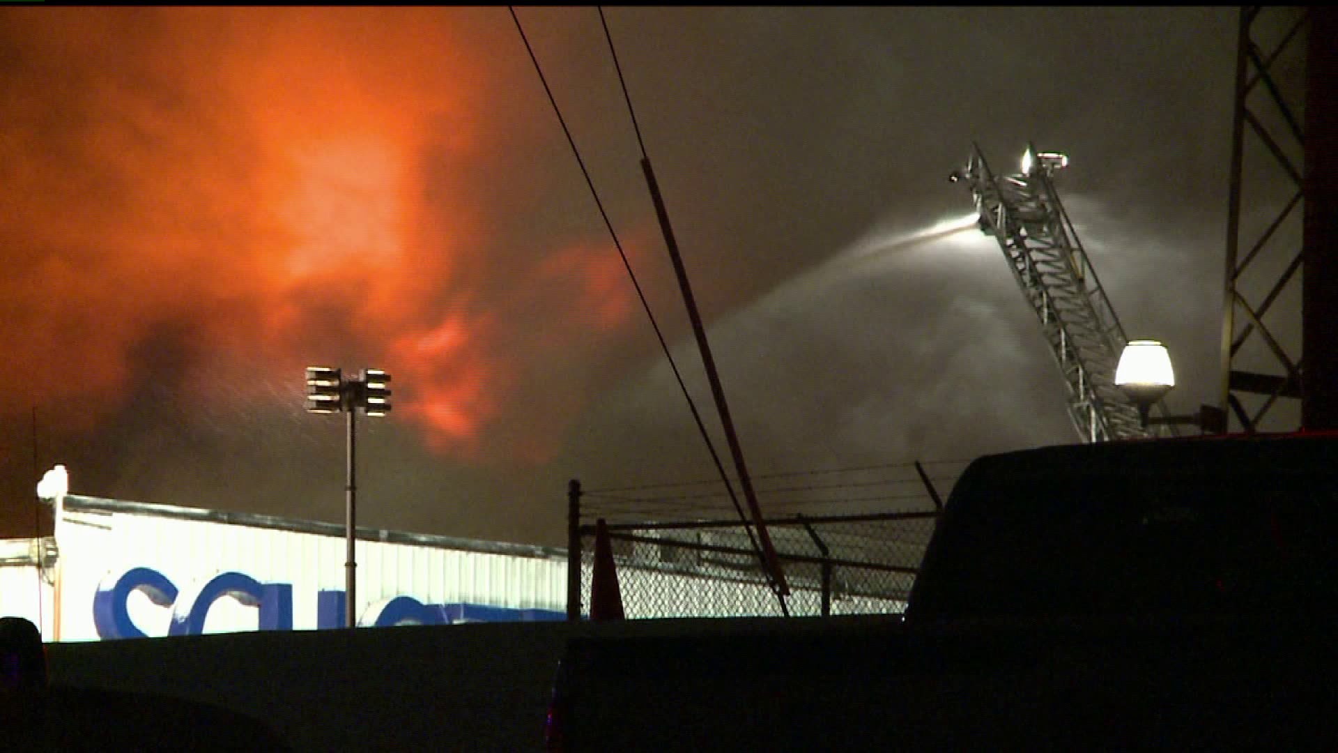 Schott Glass Facility Fire Aftermath | wnep.com
