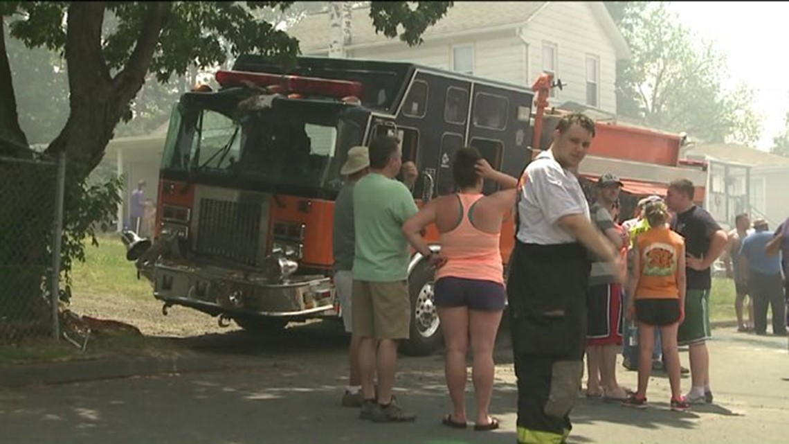 Engine Malfunction Caused Fire Truck Crash in Duryea | wnep.com