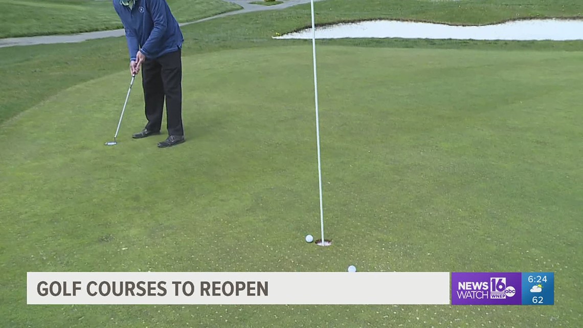 Golf courses re-opening after weeks of closure due to coronavirus ...