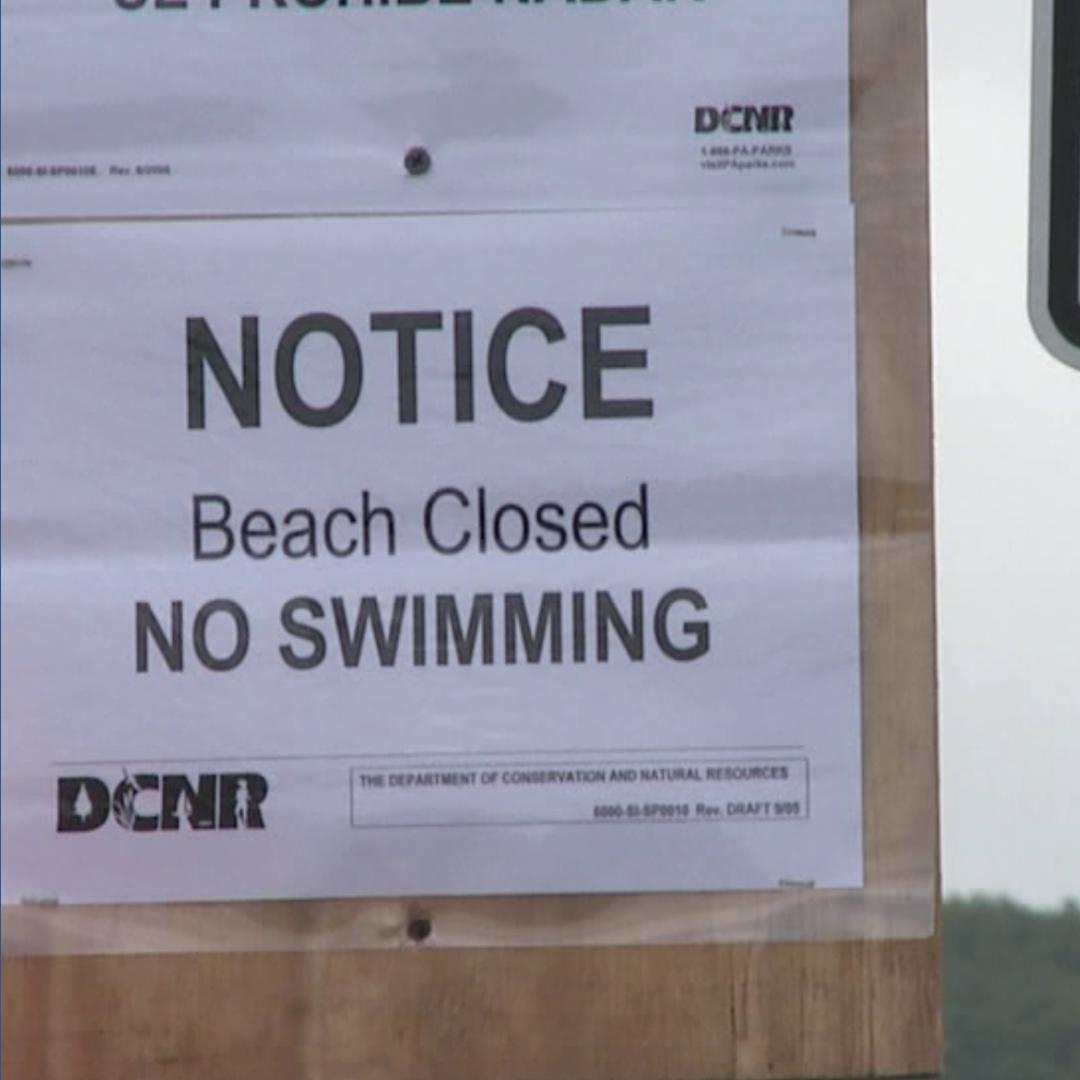 Tuscarora State Park Beach closed for resampling | wnep.com